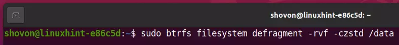 Hoe kinne jo in Btrfs-bestânsysteem defragmentearje 4370_14