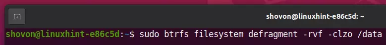 Hoe kinne jo in Btrfs-bestânsysteem defragmentearje 4370_15