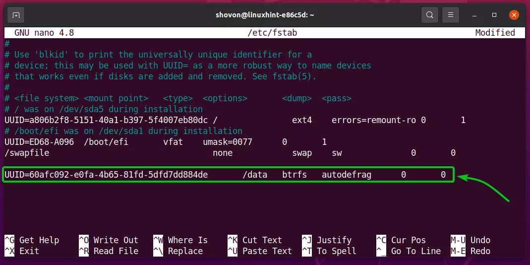 Sådan defragmenteres et Btrfs-filsystem 4370_20