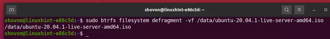 Btrfs ファイルシステムを最適化する方法 4370_9