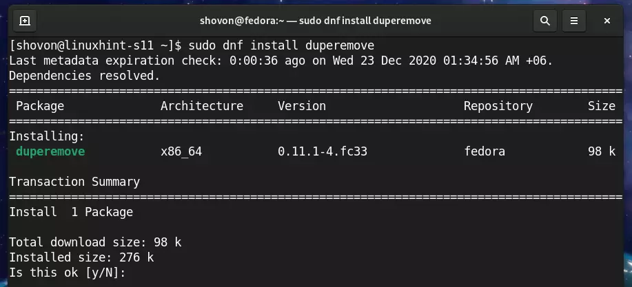 Maitiro Ekuchengetedza Disk Space uchishandisa Btrfs Deduplication 4374_11