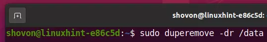 Btrfs Deduplication ን በመጠቀም የዲስክ ቦታን እንዴት መቆጠብ እንደሚቻል 4374_15