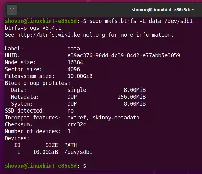 Btrfs Tekilleştirmeyi Kullanarak Disk Alanından Nasıl Tasarruf Edilir 4374_2