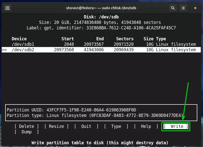 在 Fedora 33 上安装和使用 Btrfs 4375_14