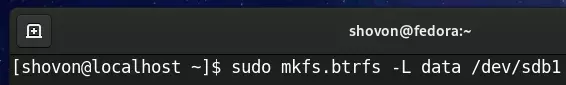 Instalu kaj Uzu Btrfs sur Fedora 33 4375_19