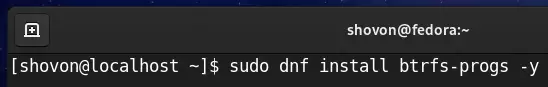Instalu kaj Uzu Btrfs sur Fedora 33 4375_2