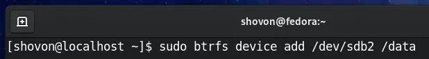 Settu upp og notaðu Btrfs á Fedora 33 4375_38