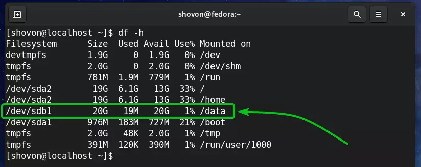 Instal lan Gunakake Btrfs ing Fedora 33 4375_46