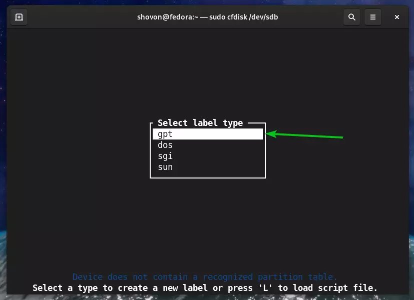 Instal lan Gunakake Btrfs ing Fedora 33 4375_7