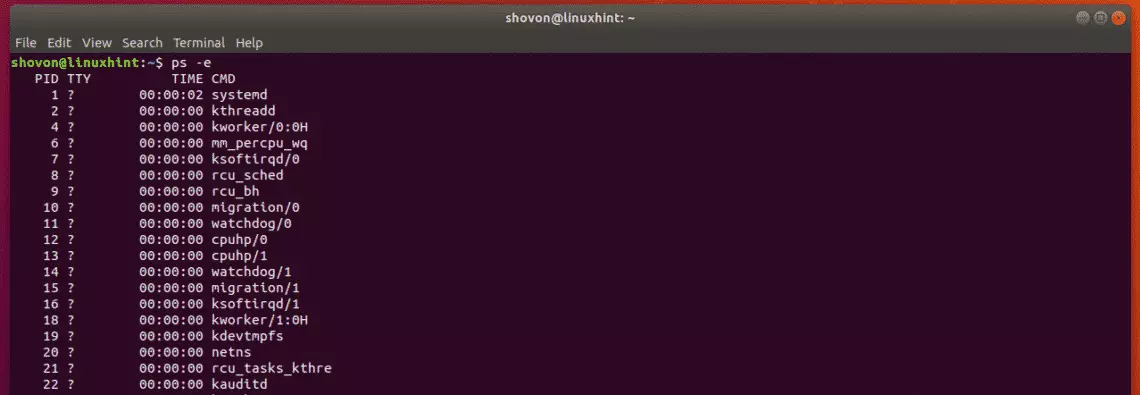 Paano Gamitin ang ps Command upang Maghanap ng Mga Proseso sa Pagpapatakbo sa Linux 437_2
