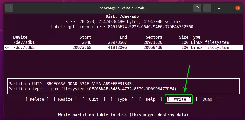 Instalējiet un izmantojiet Btrfs Ubuntu 20.04 LTS 4380_14