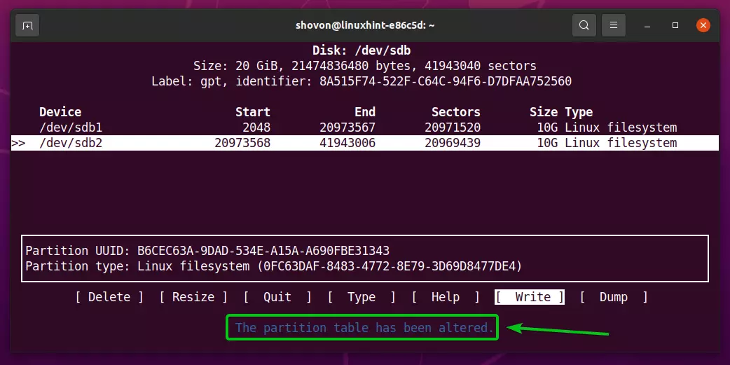 Instal dan Gunakan Btrf di Ubuntu 20.04 LTS 4380_16