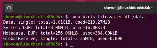 Instalējiet un izmantojiet Btrfs Ubuntu 20.04 LTS 4380_33