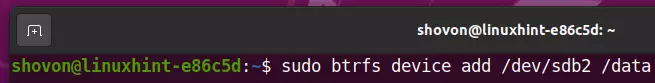 Namestite in uporabite Btrfs na Ubuntu 20.04 LTS 4380_37