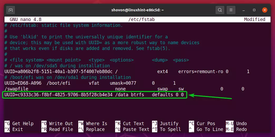 Installige ja kasutage Btrfsi Ubuntu 20.04 LTS-is 4380_43