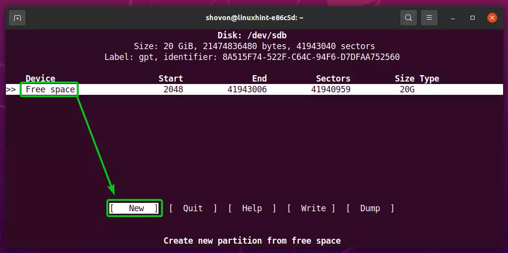 Ubuntu 20.04 LTS غا Btrfs نى قاچىلاڭ 4380_8