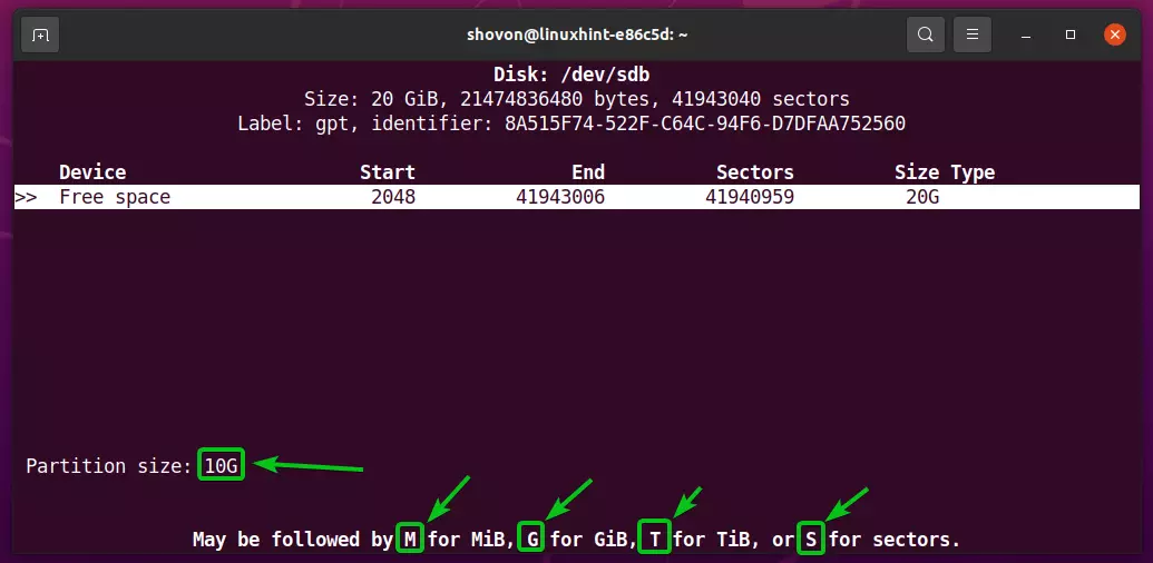 Įdiekite ir naudokite Btrfs Ubuntu 20.04 LTS 4380_9