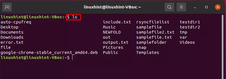 Linux မှ Output ကို File နှင့် Screen သို့ ပြန်ညွှန်းသည်။