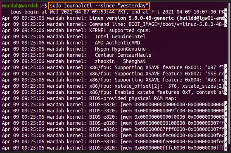 Linux Journalctl Command-dan necə istifadə etməli? 4408_10