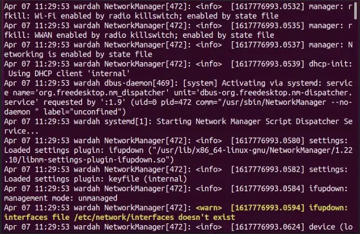 Linux Journalctl Command-dan necə istifadə etməli? 4408_3