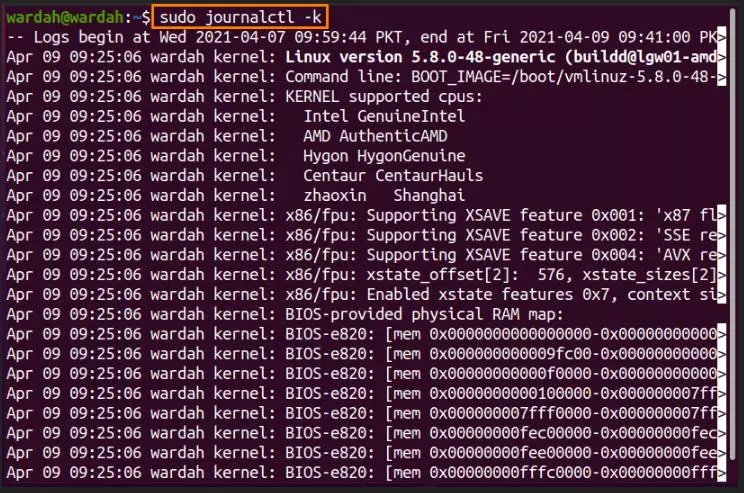 Linux Journalctl Command-dan necə istifadə etməli? 4408_7