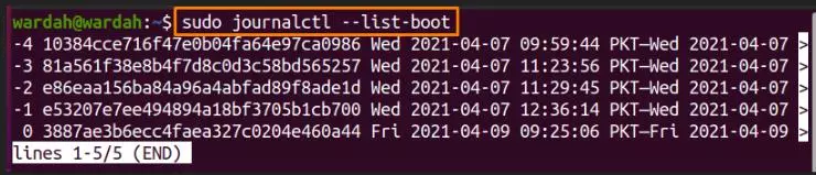 Linux Journalctl Command-dan necə istifadə etməli? 4408_8