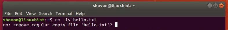 So verwenden Sie den rm-Befehl unter Linux 440_5