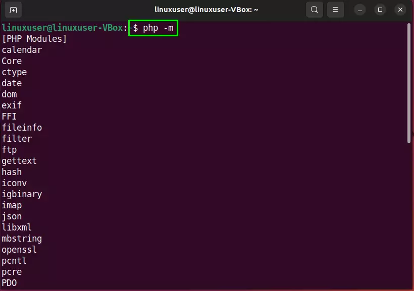 Si të instaloni PHP 8 në Ubuntu 22.04 4447_12