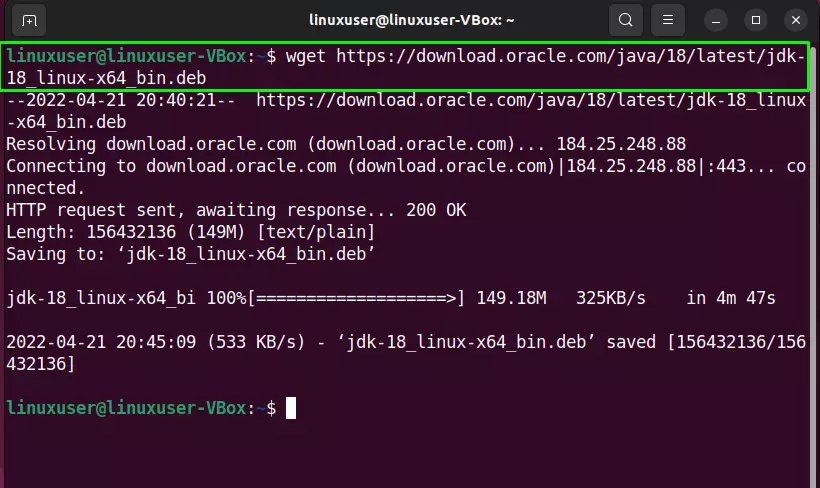Ubuntu 22.04 တွင် Java ထည့်သွင်းနည်း 4449_8