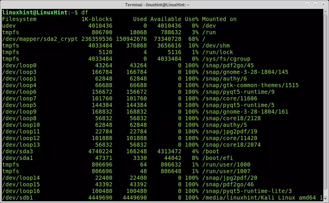 Com veig tots els muntatges a Linux? 444_4