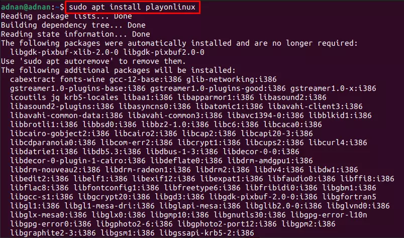 Otu esi etinye PlayOnLinux na Ubuntu 22.04 4455_2