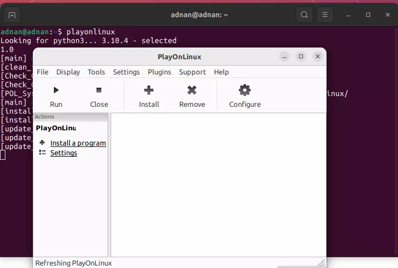 Otu esi etinye PlayOnLinux na Ubuntu 22.04 4455_5