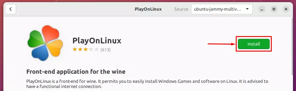 Kaip įdiegti „PlayOnLinux“ Ubuntu 22.04 4455_8