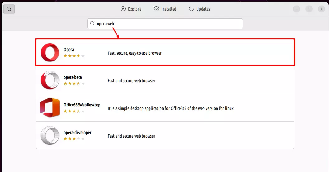 Ungasifaka kanjani i-Opera Web Browser ku-Ubuntu 22.04 4456_2