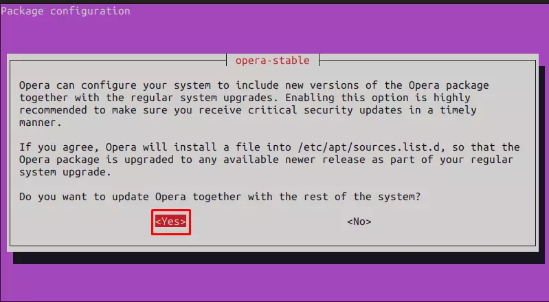 Com instal·lar el navegador web Opera a Ubuntu 22.04 4456_9
