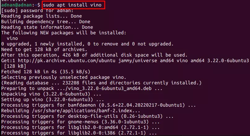 Cara ngaktifake Nuduhake Layar ing Ubuntu 22.04 LTS 4458_1