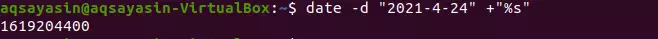 დააყენეთ თარიღი Linux-ში ბრძანების ხაზიდან 445_13