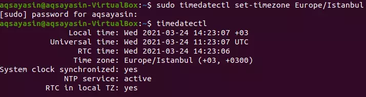 Définir la date sous Linux à partir de la ligne de commande 445_19