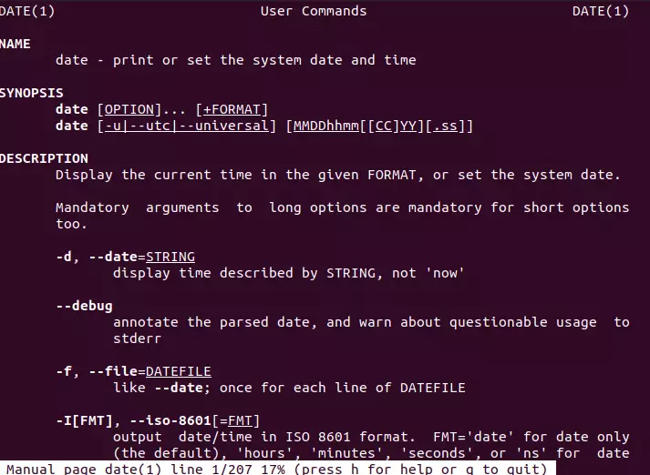 Itakda ang Petsa sa Linux gikan sa Command Line 445_3