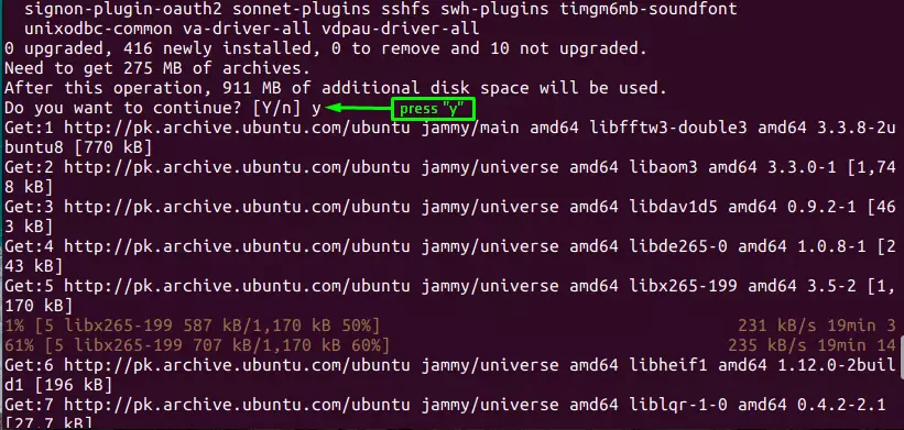 Conas KdenLive a shuiteáil i Ubuntu 22.04 4460_3