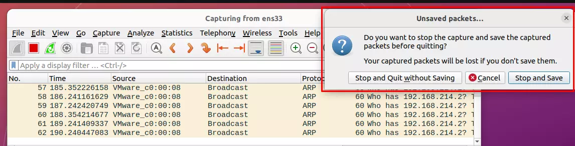 Ubuntu 22.04 に Wireshark をインストールして構成する方法 4461_11