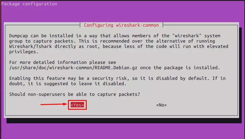 Mokhoa oa ho kenya le ho lokisa Wireshark ho Ubuntu 22.04 4461_3