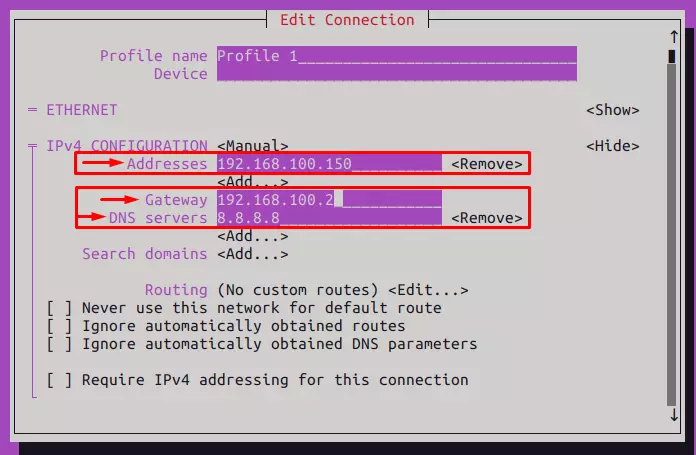 Ինչպես փոխել DHCP-ից Ստատիկ IP հասցե Ubuntu 22.04-ում 4464_7