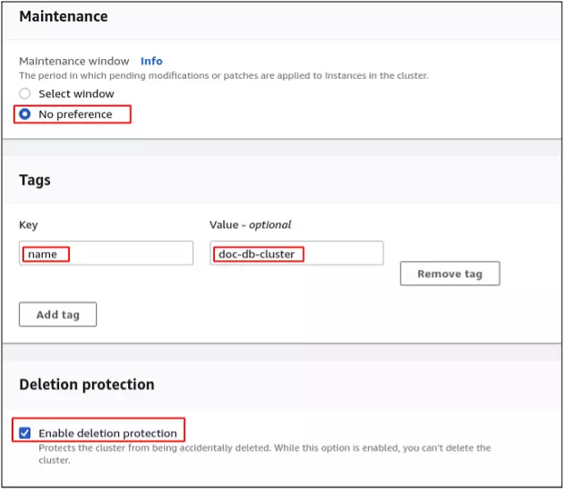 Ako vytvoriť klaster DocumentDB na AWS 4479_11