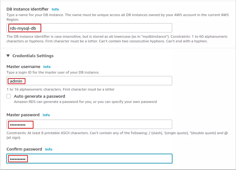 របៀបបង្កើតចង្កោម RDS នៅលើ AWS 4486_7