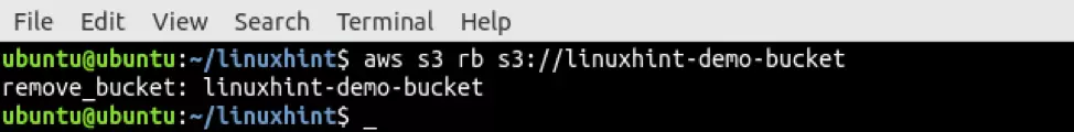 Como eliminar o bucket S3 usando AWS CLI 4487_14