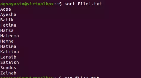 Sort Command fil-Linux b'Eżempji 448_2