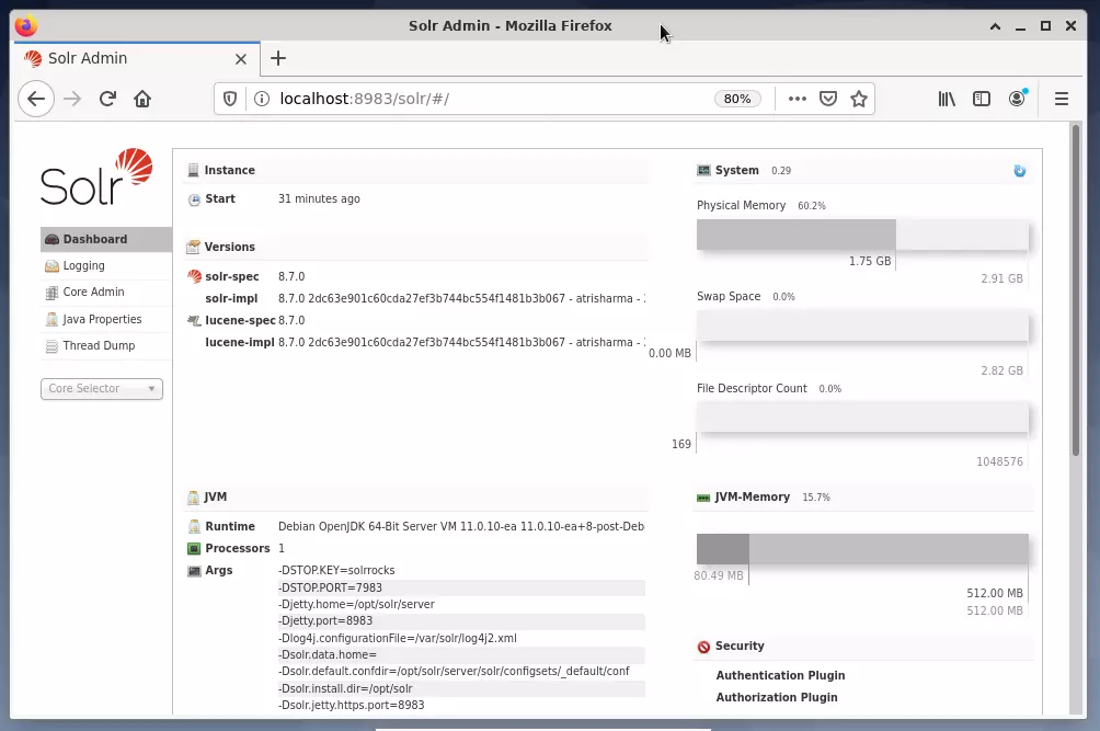 Apache Solr: configurar un node 4506_3