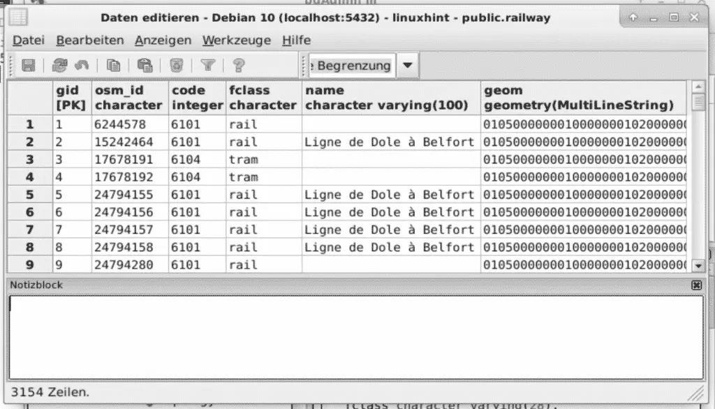 په Debian GNU/Linux 10 کې د PostGIS سره PostgreSQL تنظیم کول 4516_4