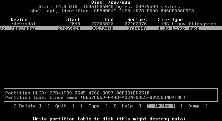 Slackware Linux పంపిణీని ఇన్స్టాల్ చేయండి 4526_15